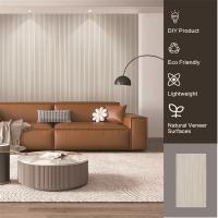 China MDF Base 3D Decorative Wall Panels Natural Or Color Painting Finish 6mm 15mm Thick for sale