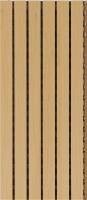 China MDF Timber Grooved Acoustic Wall Panels For Interior Music Hall Decor E1 E0 Protection for sale
