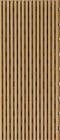 China Customized Finish Sound Absorbing Wall Panel Grooved Wooden Acoustic Panels France A+ for sale