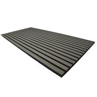 China Elegant Decorative Veneer Wood Slat Acoustic Panels Felt Backing 0.85NRC E0 Grade for sale