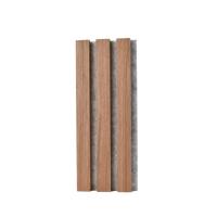 China Sound Proof Walnut Acoustic Wood Slat Panels Eco Friendly Engineered Veneer Finish for sale