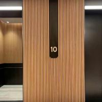 China Natural Wood Slat Acoustic Wall Panels Fire Retardant 0.85 NRC Sound Absorption for sale