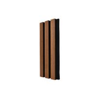 China Veneer Finish Acoustic Wood Slat Panels With Felt Backing W600xL2400xT21mm for sale