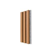 China High NRC MDF Acoustic Wood Slat Panels , Office Slatted Wood Acoustic Panels for sale