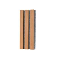 China High NRC MDF Acoustic Wood Slat Panels , Office Slatted Wood Acoustic Panels for sale