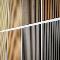 China Veneer Wood Slat Acoustic Wood Panels For Walls Soundproof Banding Factory Supplier for sale