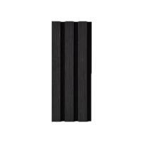 China Black Oak Acoustic Wooden Slat Wall Panels 600x2400mm 0.85 NRC Sound Absorption for sale