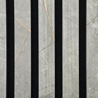 China Melamine Surface Acoustic Wood Slat Panels 2400mm Length For Interior Decoration for sale