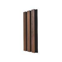 China 0.85 NRC Wood Slat Acoustic Panels Melamine Finish High Density For School Decor for sale