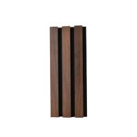 China 0.85 NRC Wood Slat Acoustic Panels Melamine Finish High Density For School Decor for sale