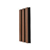 China Melamine Cover Acoustic Wood Slat Panels 2400mm , Slatted Acoustic Wall Panels OEM for sale