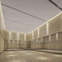 China High NRC Natural Veneer Perforated Acoustic Wood Panels For Commercial Office for sale