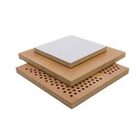 China Stylish Decorative Perforated Acoustic Wood Panels for Commercial Studio for sale