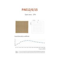 China Timber Veneer Perforated Acoustic Wood Panels For Auditorium Sound Absorption 0.9NRC for sale