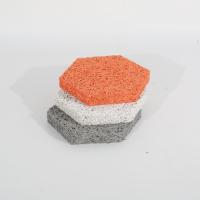 China High Impact Resistance Wood Wool Acoustic Wall Panels Hexagon Shape For Hotel Decor for sale