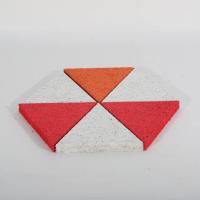 China Fire Resistance Acoustic Wood Wool Ceiling Panels Triangle Shape For Modern Office for sale