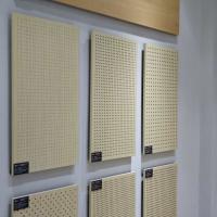 China 15mm 18mm Thick Micro Perforated Acoustic Panels E1 Grade 0.8 NRC Sound Absorption for sale