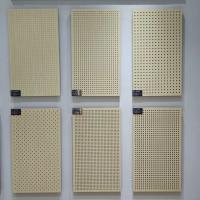 China 15mm 18mm Thick Micro Perforated Acoustic Panels E1 Grade 0.8 NRC Sound Absorption for sale