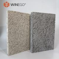China Natural / Painting Color Acoustic Wood Wool Panels Long Lasting Soundproofing for sale