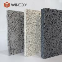 China Natural / Painting Color Acoustic Wood Wool Panels Long Lasting Soundproofing for sale