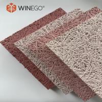 China Natural / Painting Color Acoustic Wood Wool Panels Long Lasting Soundproofing for sale