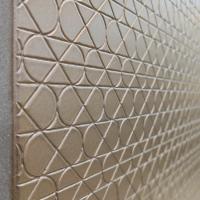 China Aesthetic Beauty Embossed 3D Decorative Wall Panels veneer board 2400mm E1 Grade for sale