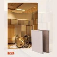 China Custom Different Colors Fabric Acoustic Panels With High Density For Walls for sale