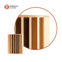China 3D Wooden Acoustic QRD Sound Diffuser For Music Studio With Various Burlywood for sale