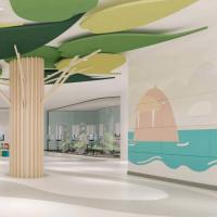 China No Formaldehyde PET Decorative Acoustic Panels for Child Hospital Aesthetic Enhance for sale