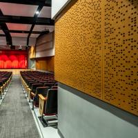 China Custom Modern Artistic Soundproof Panels , Artistic Acoustic Wall Panels CE FSC for sale