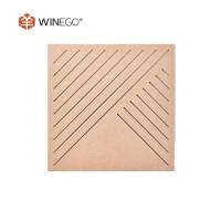 China Engraving Wall Polyester Acoustic Panels , Polyester Fiber Acoustic Board OEM ODM for sale