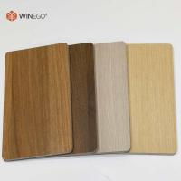 China Decorative Laminate Wall Panels European Slanted Texture Shadow Veneer Finish for sale