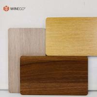 China White Oak Flat Laminate Decorative Wall Panels With MDF HDF MGO Base Mateiral for sale