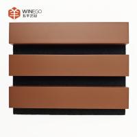 China Sleek Acoustic Wood Slat Panels For Quiet And Elegant Interiors Pure Color for sale