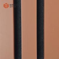China Sleek Acoustic Wood Slat Panels For Quiet And Elegant Interiors Pure Color for sale