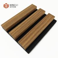 China Luxurious Wood Slat Acoustic Panel Elegant And Efficient Sound Solution for sale