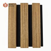 China Luxurious Wood Slat Acoustic Panel Elegant And Efficient Sound Solution for sale
