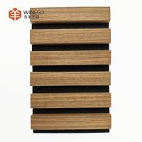 China Luxurious Wood Slat Acoustic Panel Elegant And Efficient Sound Solution for sale