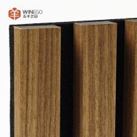 China Luxurious Wood Slat Acoustic Panel Elegant And Efficient Sound Solution for sale