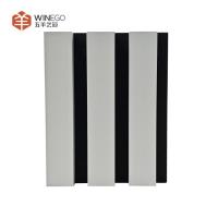 China Eco-Friendly And Stylish Wood Slat Acoustic Panels For Meeting Room for sale