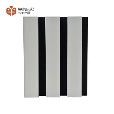 China Eco-Friendly And Stylish Wood Slat Acoustic Panels For Meeting Room for sale