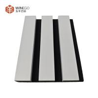 China Eco-Friendly And Stylish Wood Slat Acoustic Panels For Meeting Room for sale