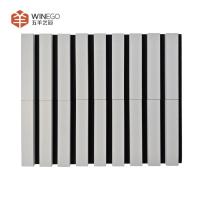 China Eco-Friendly And Stylish Wood Slat Acoustic Panels For Meeting Room for sale