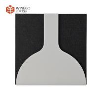 China Custom Art Circle PET 3D Acoustic Wall Panel with Painting for Modern Spaces for sale