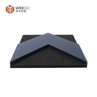 China Artistic Shapes PET 3D Acoustic Wall Panel with Painting Modern Design for sale