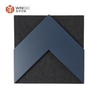 China Artistic Shapes PET 3D Acoustic Wall Panel with Painting Modern Design for sale