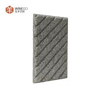 China Eco-Friendly Wood Wool Acoustic Panels With Hign NRC For Store And Home Wall for sale