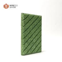 China Eco-Friendly Wood Wool Acoustic Panels With Hign NRC For Store And Home Wall for sale