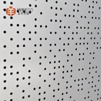 China Multiple Color Options Aluminum Perforated Acoustic Panel For Ceiling And Wall for sale