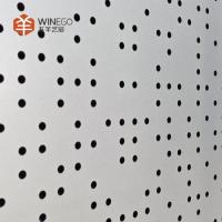 China Multiple Color Options Aluminum Perforated Acoustic Panel For Ceiling And Wall for sale